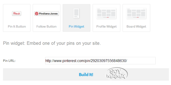 Incrustar pins de Pinterest en tu post - Soy Mama Blog